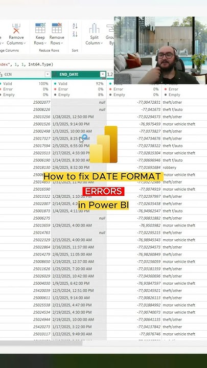 How to Fix Power Query DATE FORMAT Errors | Power BI - YouTube