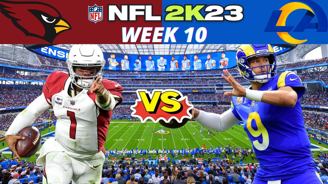 NFL 2K23 Mod - Cardinals vs. Rams Week 10 Post Game Highlights - CPU vs ...