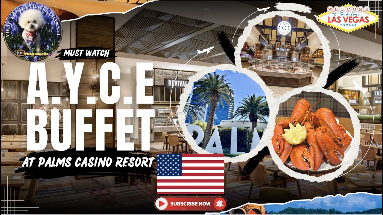 [4K]Discover the Top AYCE Buffet at Palms Las Vegas [Full Tour] - YouTube