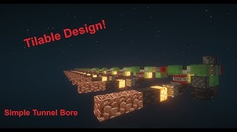 How to build Simple Tunnel Bore minecraft 1.20+ | Minecraft Simple Tunnel Bore Tutorial 1.20 ...