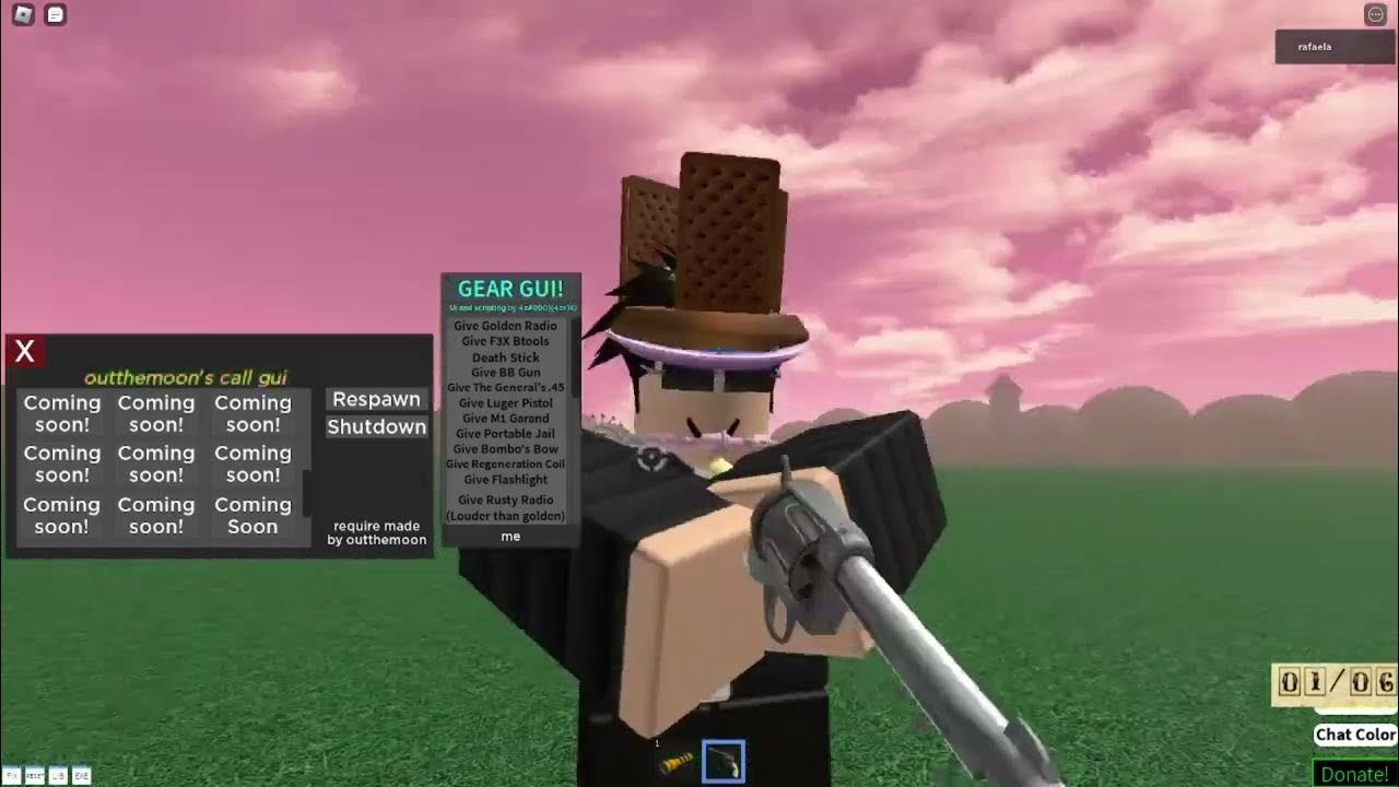 roblox call gui require script (not patched) - YouTube