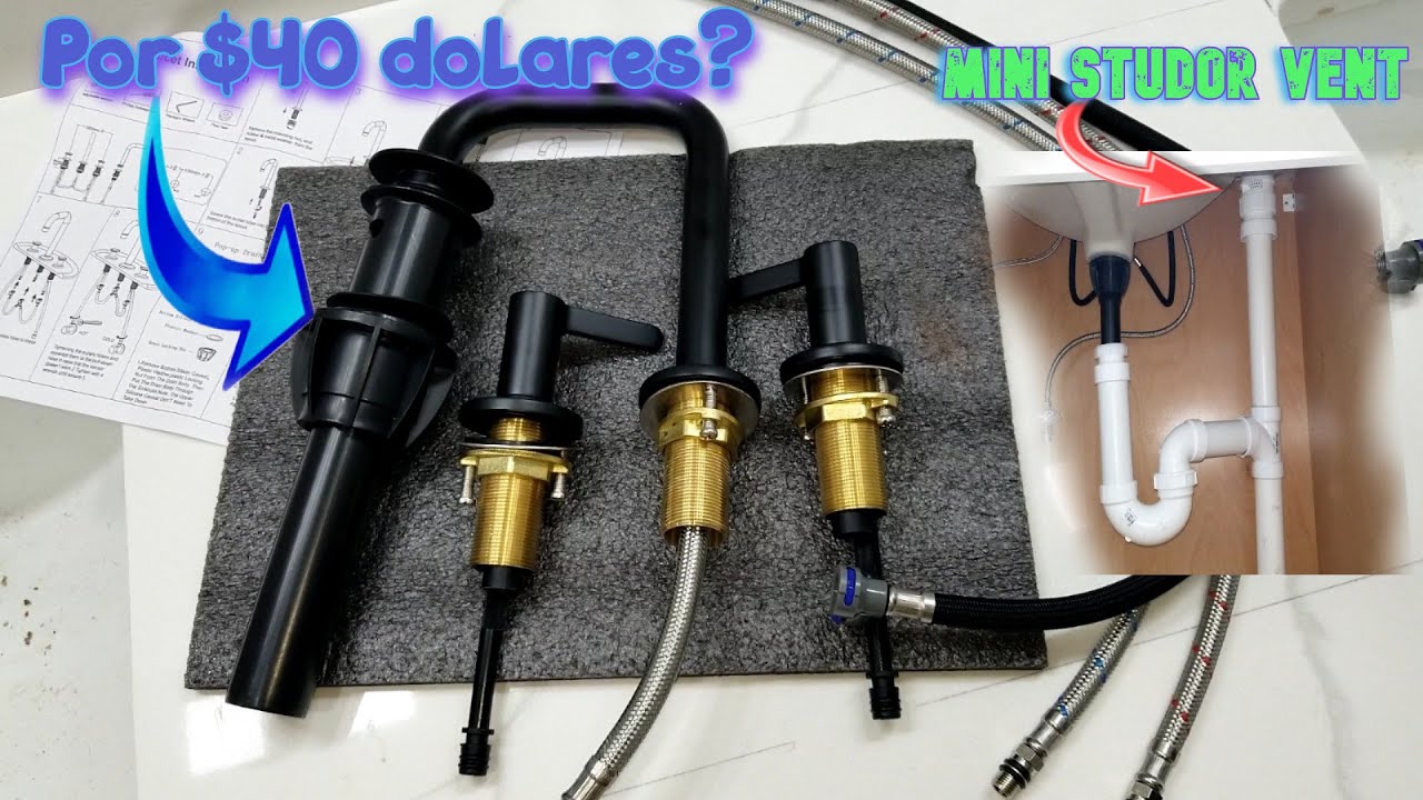Faucet $40 DOLARES (BARATO) | Bonito diseño | mini studor vent - YouTube