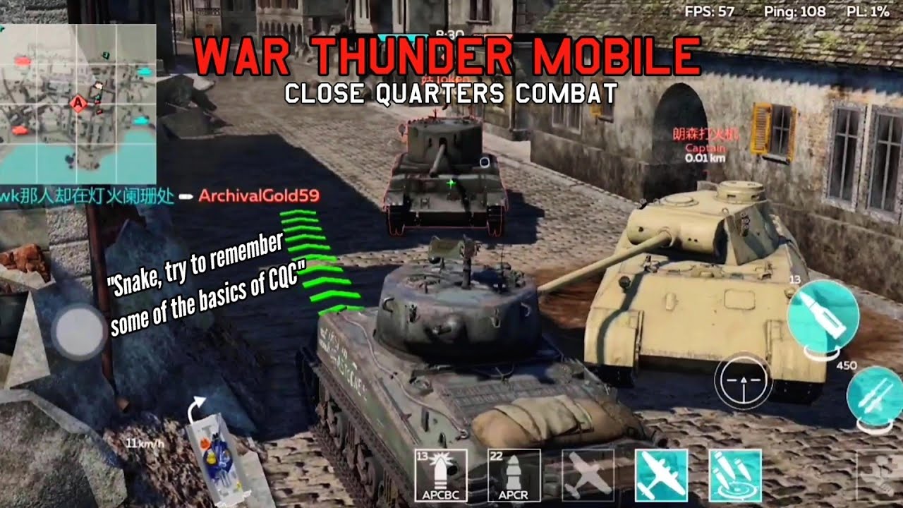 [Clip] Close Quarters Combat - War Thunder mobile - YouTube