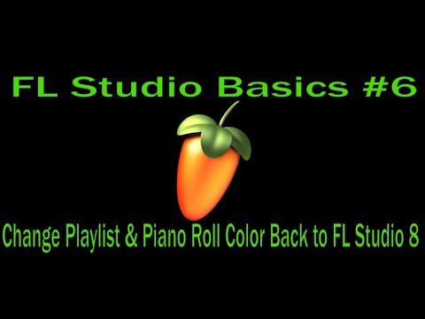FL Studio Basics #6 - Change Grid Color Back To FL Studio 8 Color - YouTube