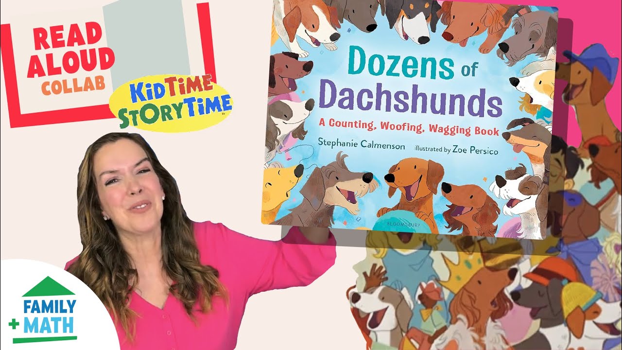 Dozens of Dachshunds | read aloud counting story for kids - YouTube
