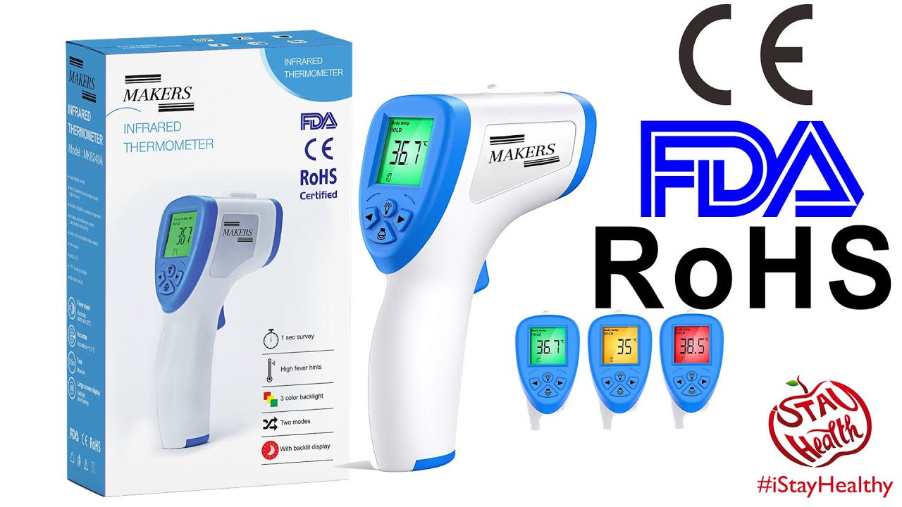 Forehead Thermometer for Fever Accurate Reading for Kids & Adults Non ...