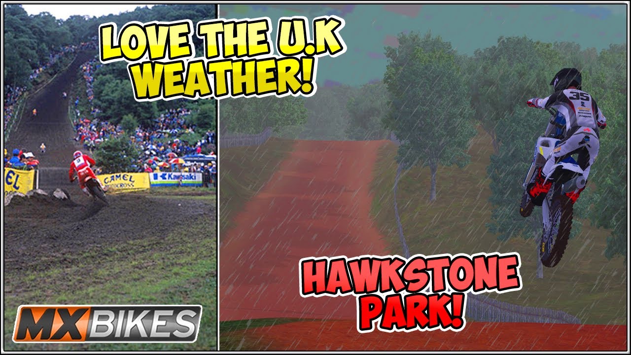 Taking It To The U.K in MX Bikes - Hawkstone Park In The Rain! - YouTube