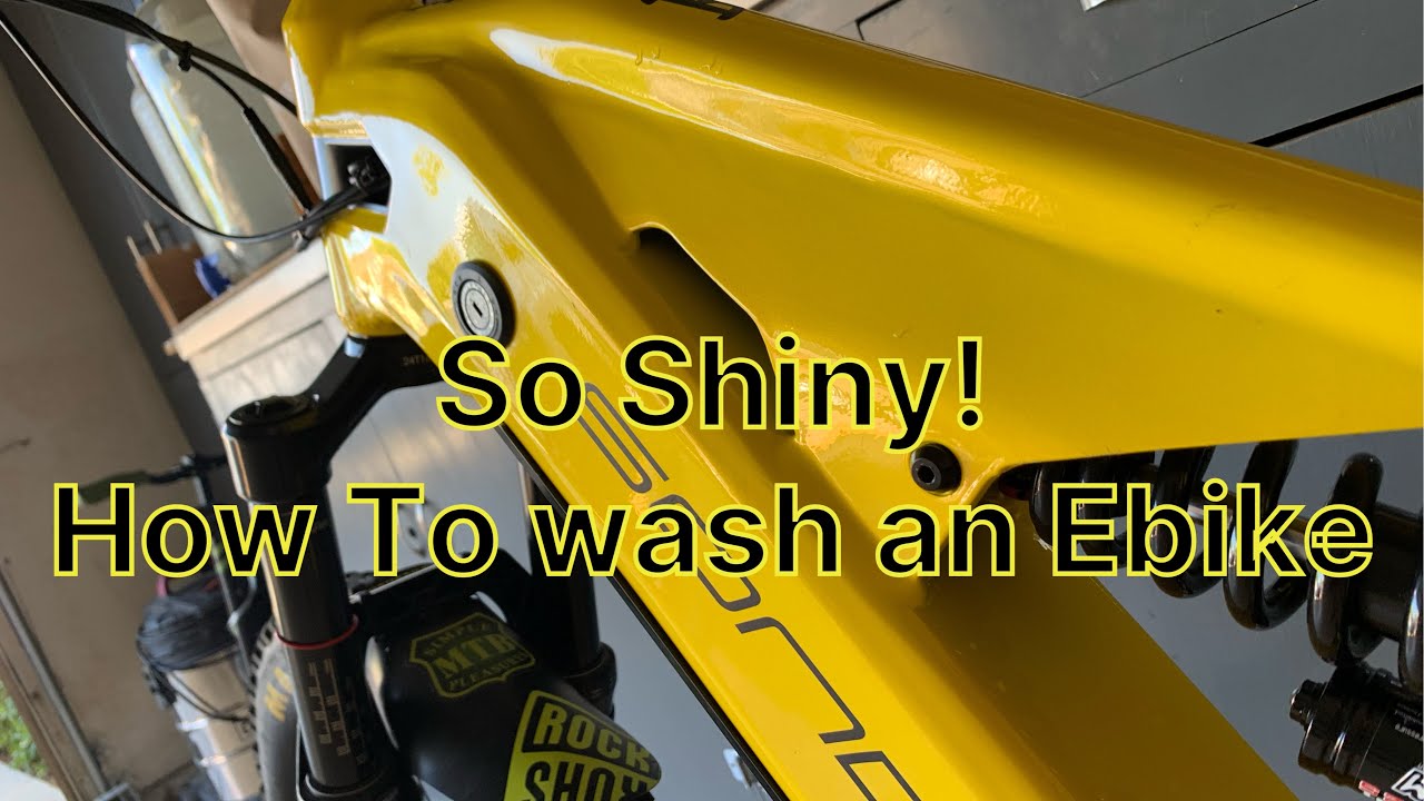 "How To" Wash an Ebike - YouTube