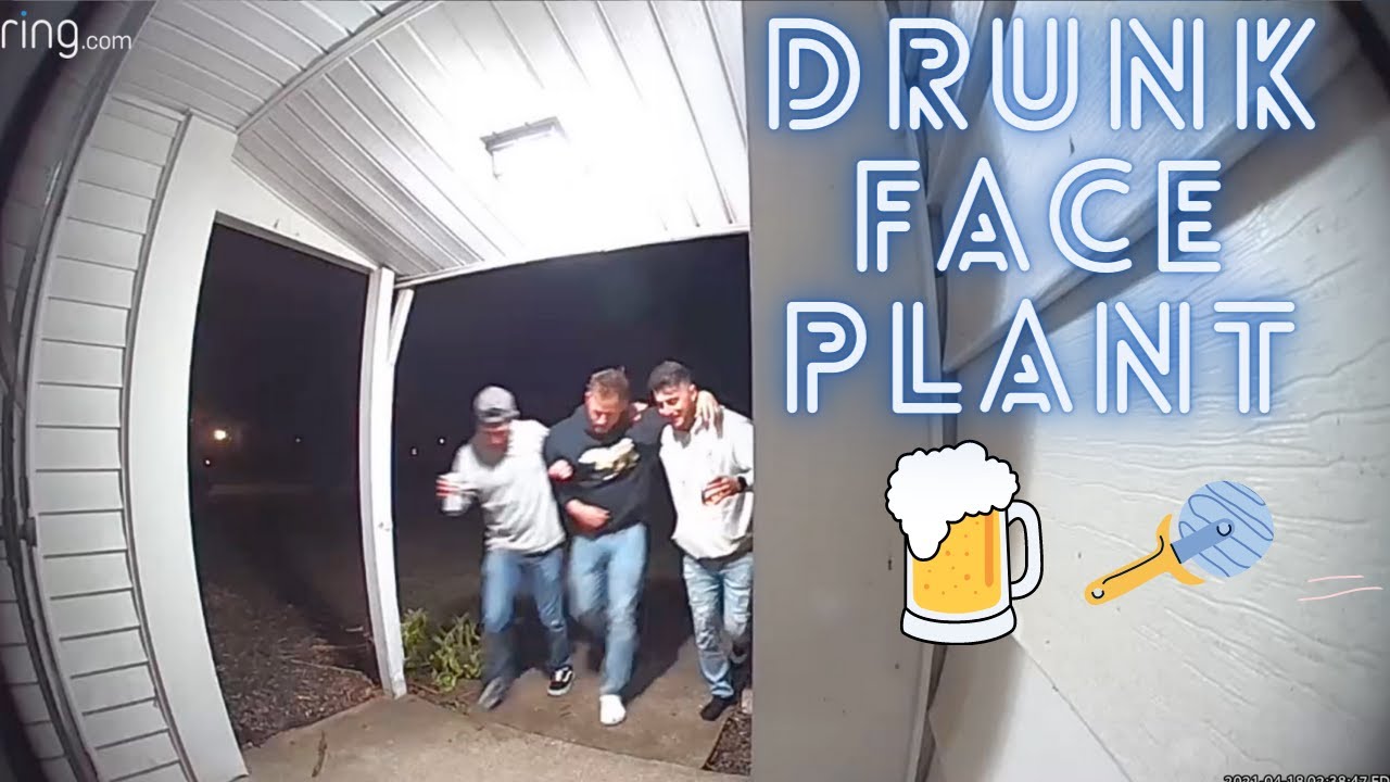 Guy Face Plants On Ring Camera - YouTube
