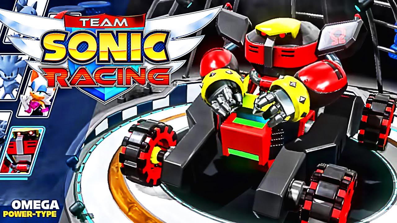 Team Sonic Racing: Omega car GamePlay - YouTube