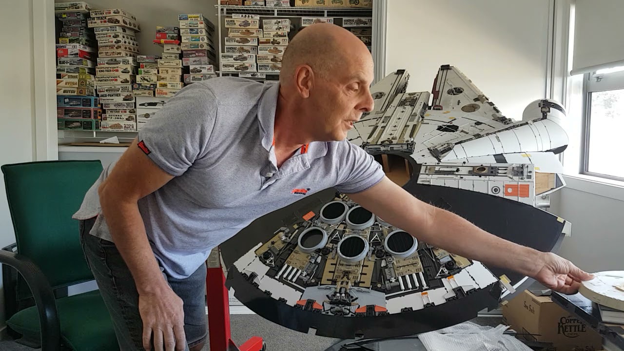 Building the Star Wars ANH 5 Foot Millennium Falcon ILM filming ...