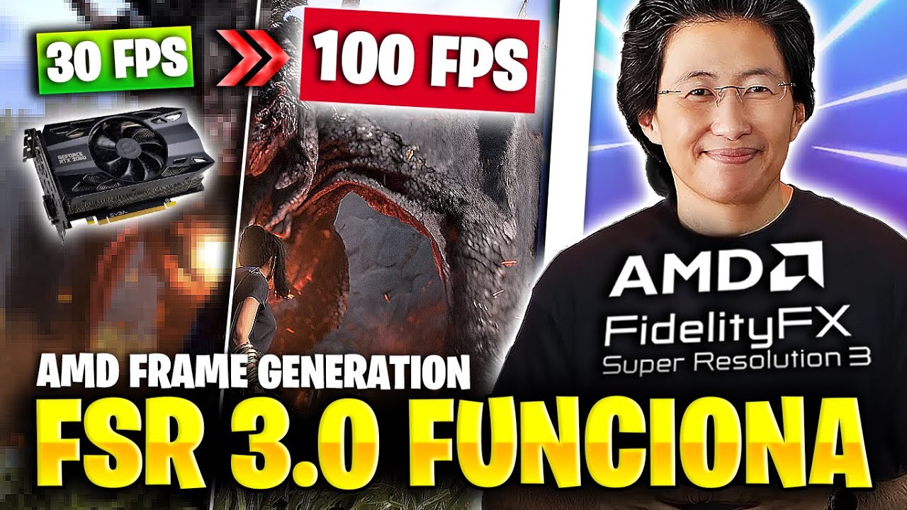 FSR 3.0 con FRAME GENERATION DISPONIBLE en DIFERENTES GPUs NVIDIA ...