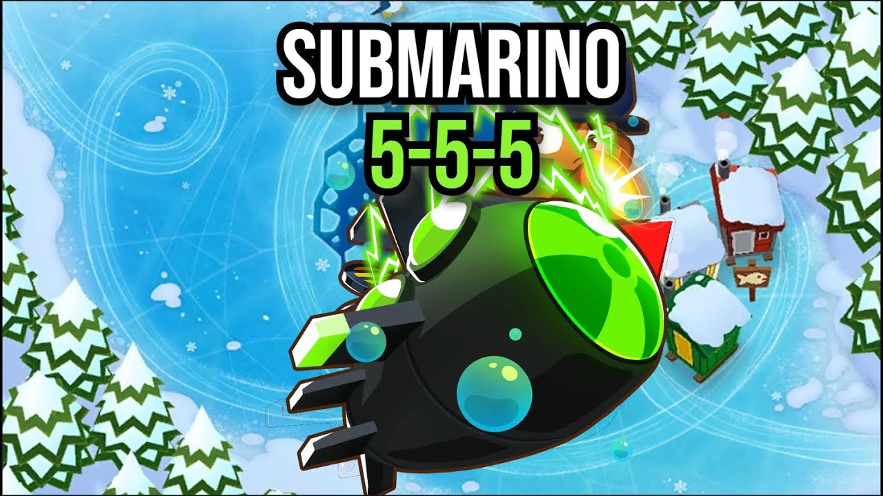 BTD6 mod │Viendo hasta que Ronda llega una torre 5-5-5 #5 │Submarino ...