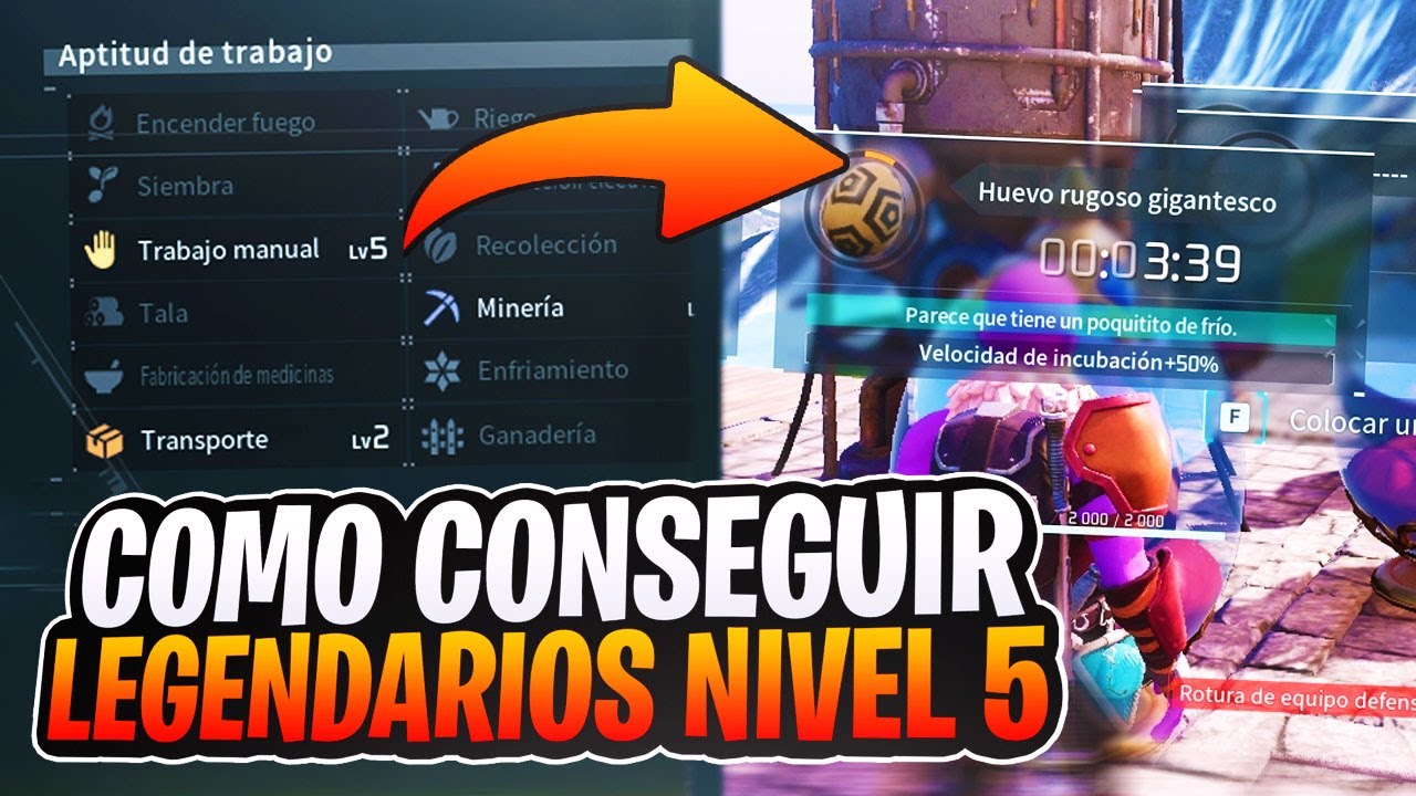 😱 COMO CONSEGUIR los MEJORES PAL LEGENDARIOS NIVEL 5 con el CRIADERO de ...