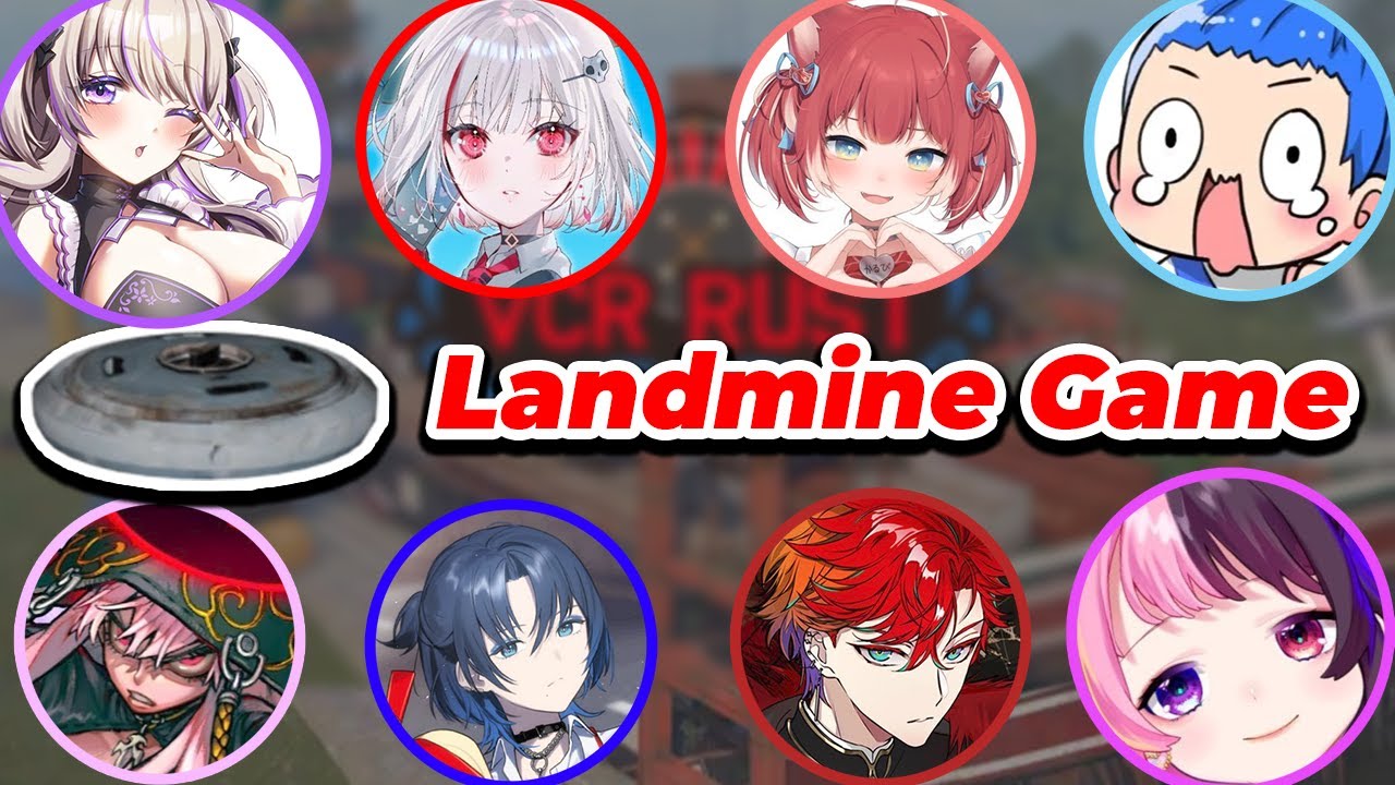 Tette, Pururu, Calli And More Playing The Exploding Game In VCR Rust ...