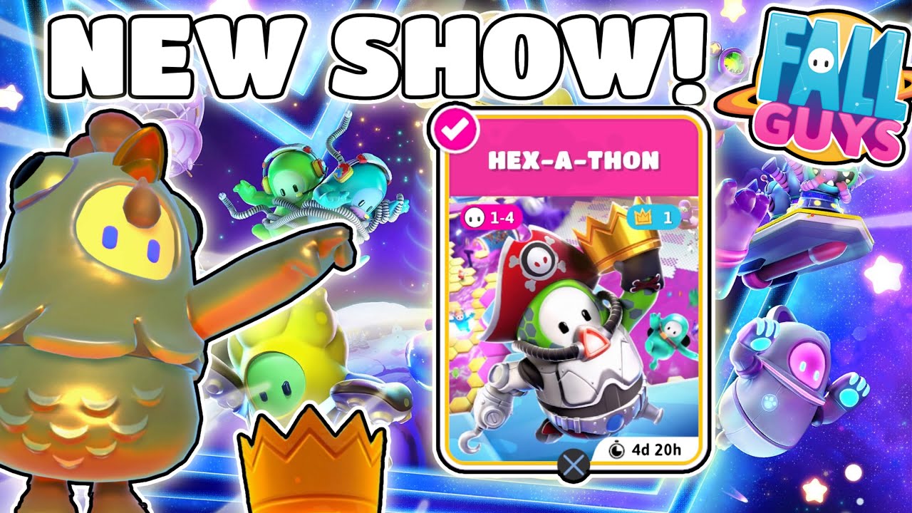 Fall Guys New Hex-A-Thon Show And Event - YouTube