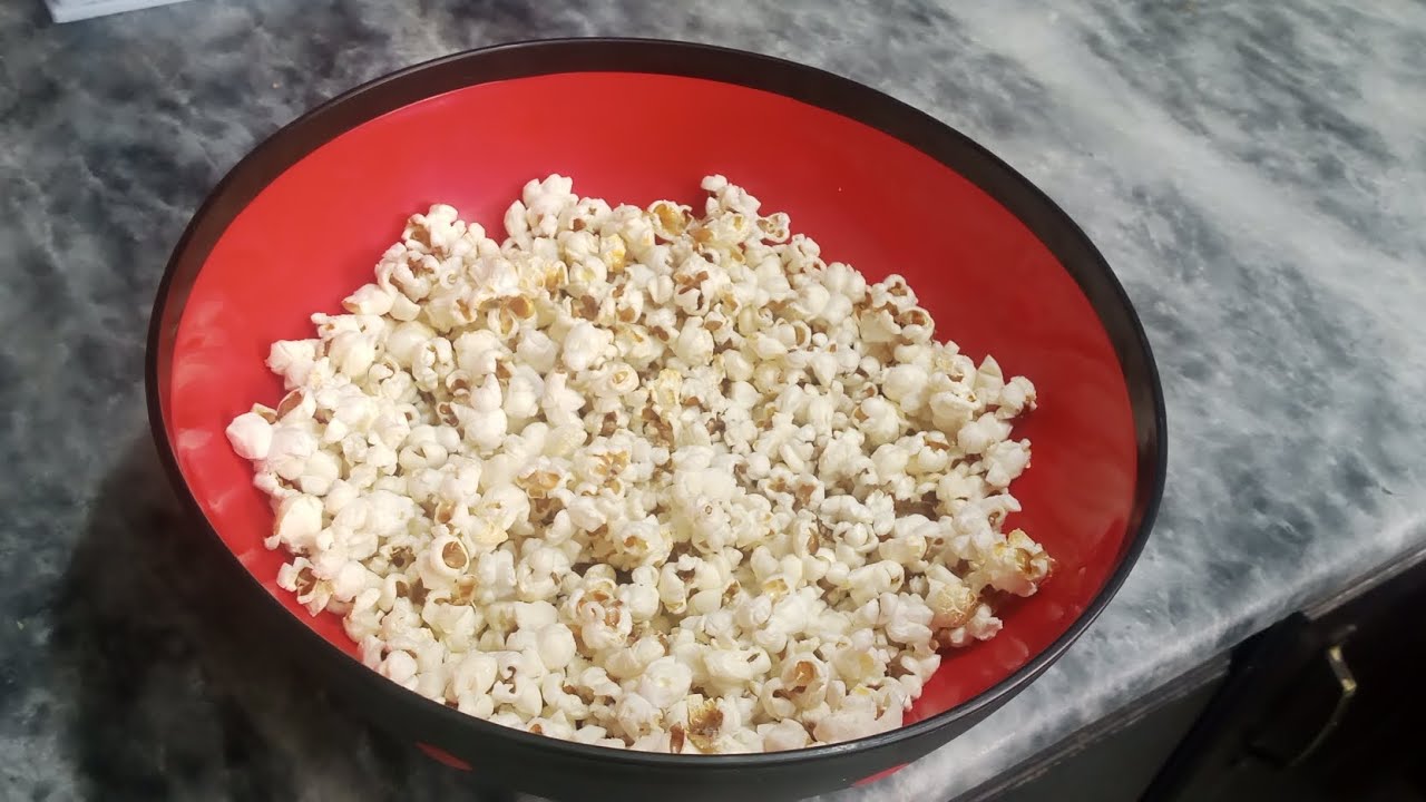 How to make popcorn at home.easy and healthy method. - YouTube