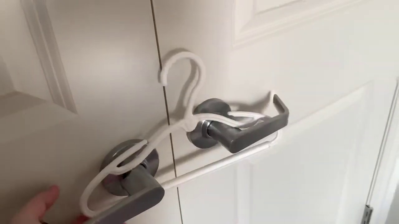 How To LOCK YOUR KIDS OUT Of Their Closet With A Clothes Hanger ...
