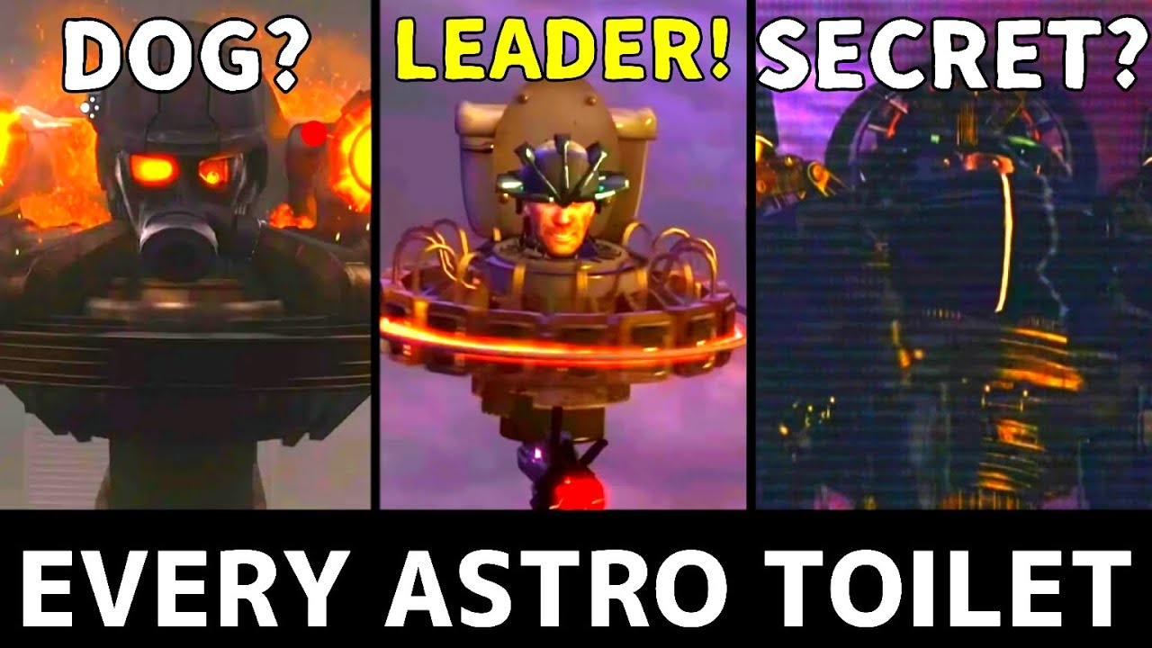 EVERYTHING WE KNOW ABOUT THE ASTRO TOILETS! Skibidi toilet analysis ...