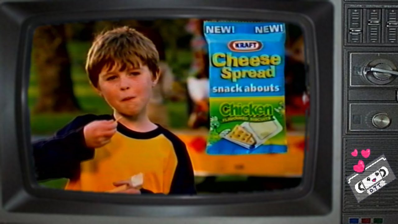 Kraft Cheese Spread Snack Abouts Chicken Dipped In Cheese Commercial ...
