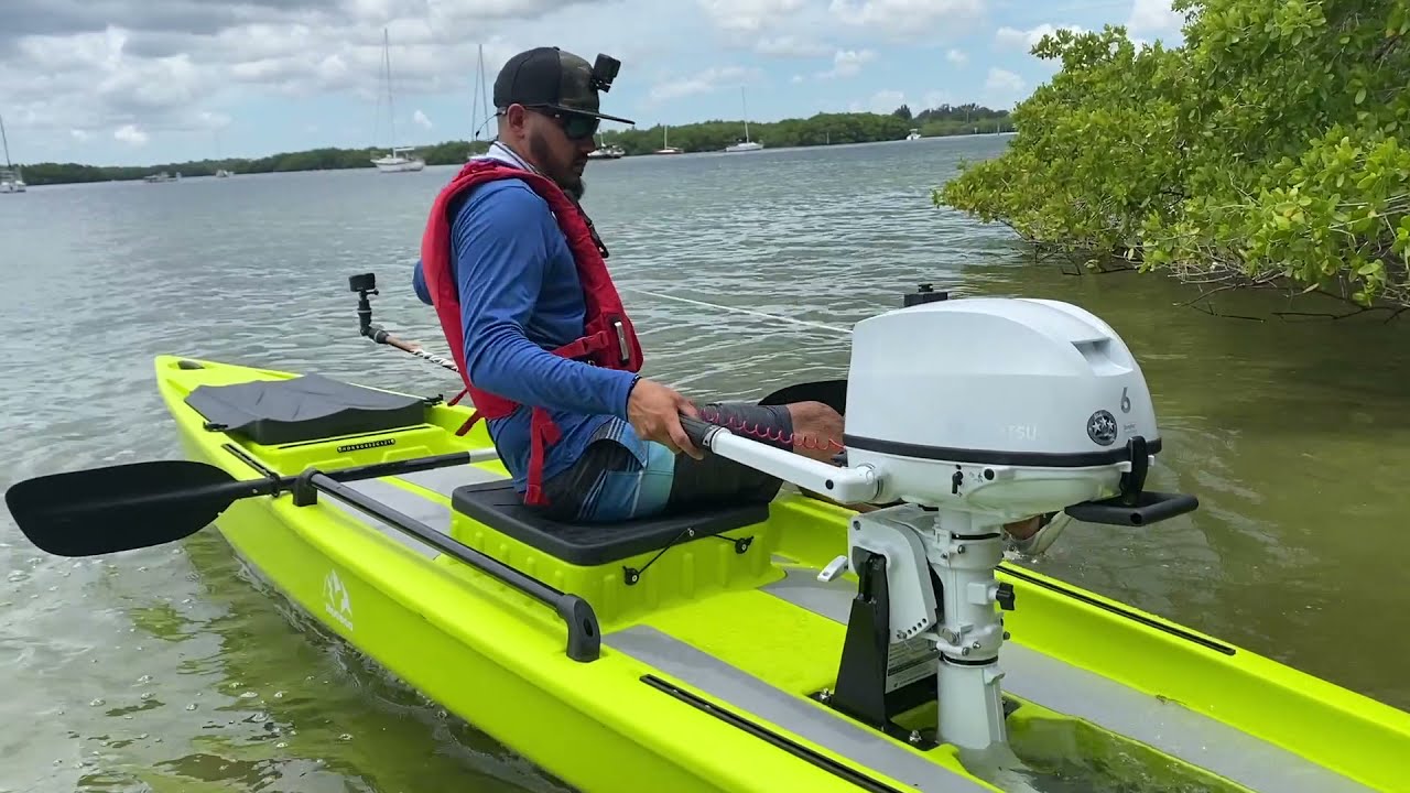 PREVIEW ONLY - HooDoo HERO 130 SKIFF & 6HP Tohatsu Outboard - YouTube