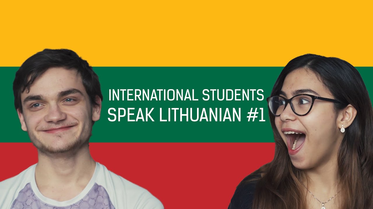 International Students try speaking Lithuanian #1 | ESN VGTU #Content ...