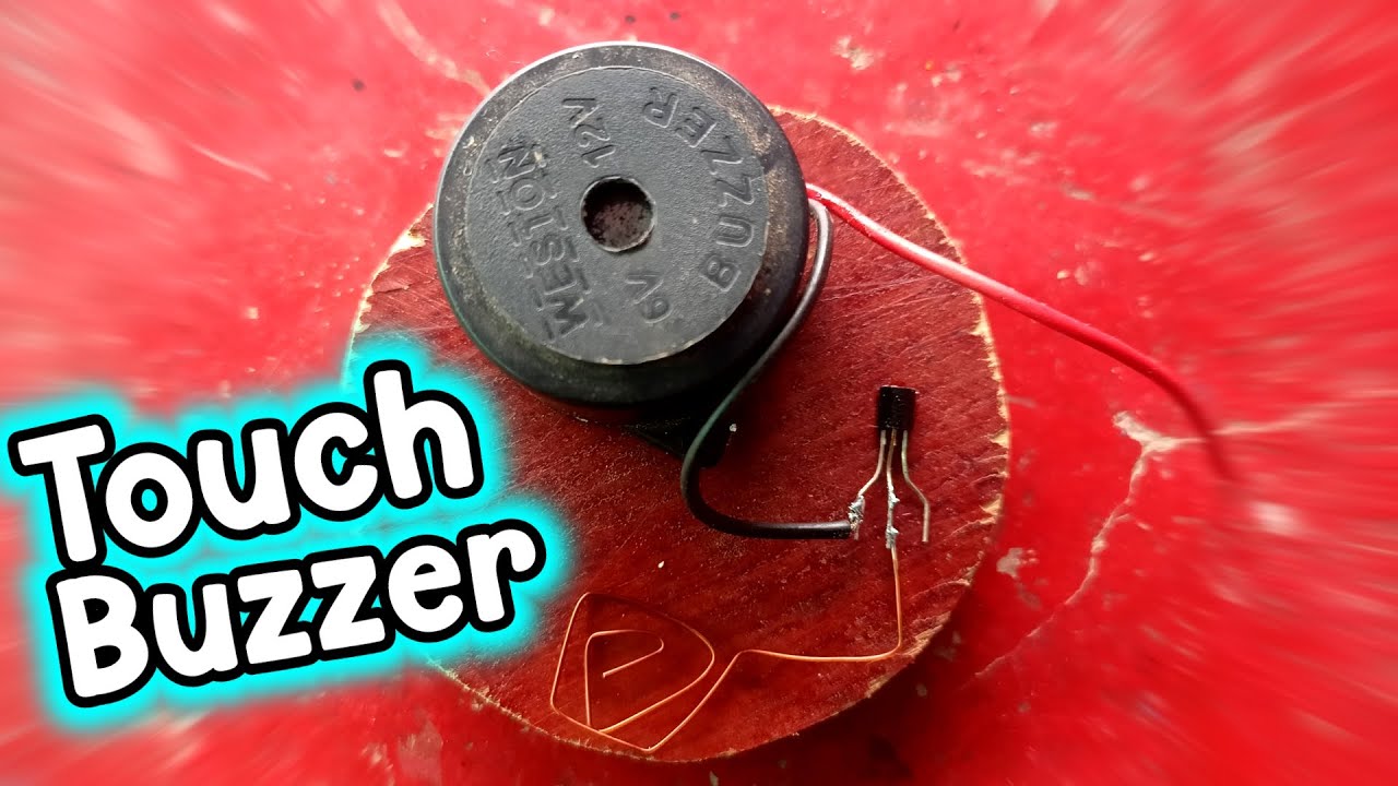 How to make: Touch sensor buzzer alarm - YouTube