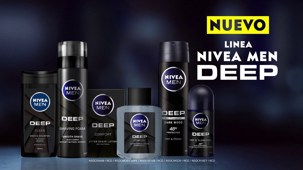 ¡Nueva línea NIVEA Men Deep! - YouTube
