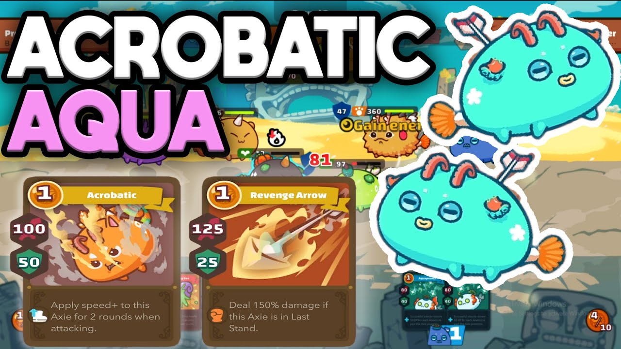 Top Rank Arco + Revenge arrow Triple Aqua build - Axie infinity - YouTube