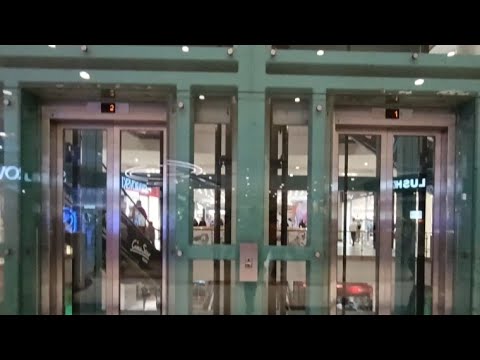 2X Glass Schindler 5400's (EuroLift) at Arena Centar, Zagreb, HR - YouTube
