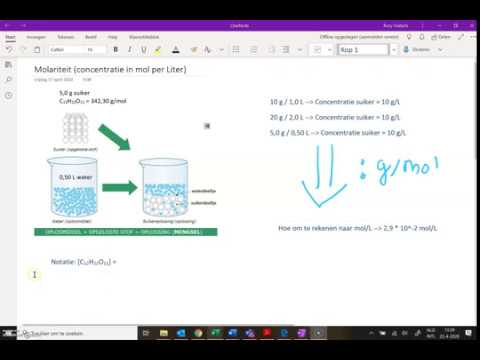 Molariteit - YouTube