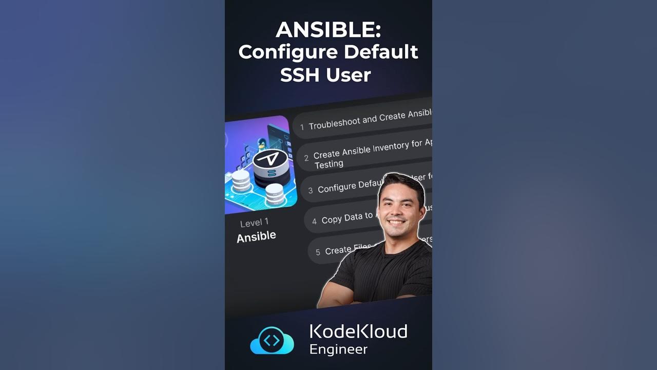 Ansible: Configuring Default SSH User | Ansible Series #3 - YouTube