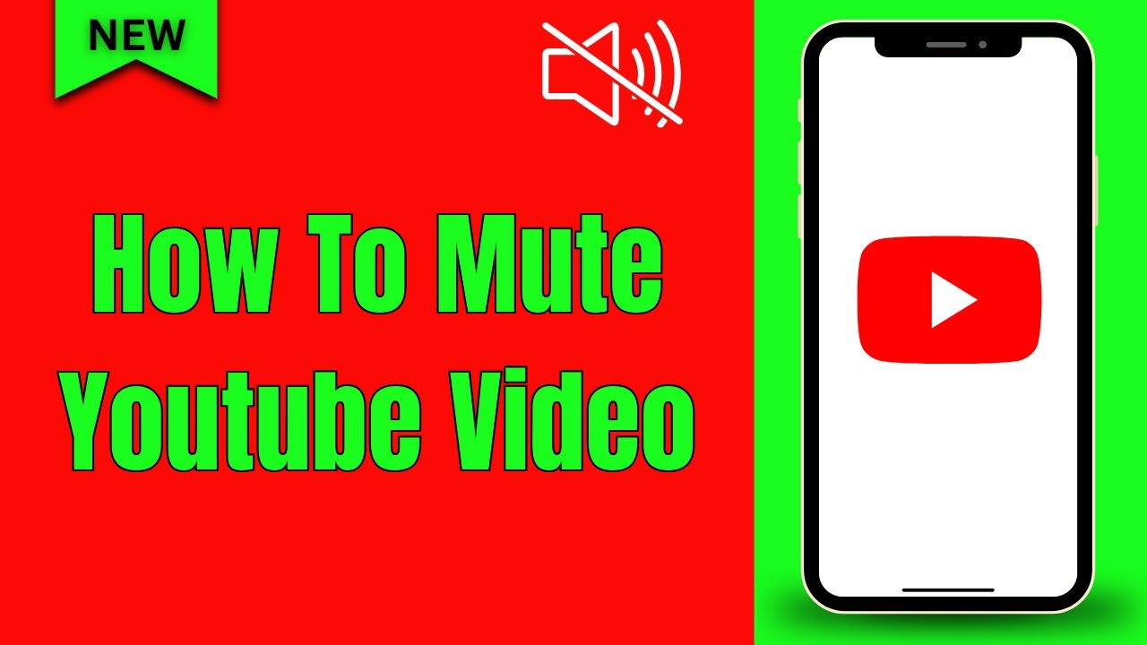 How To Mute Youtube Video On Iphone / Android Phone || Mute Youtube ...