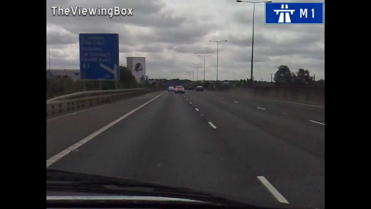 The M1 Motorway London Summer 2011 - YouTube