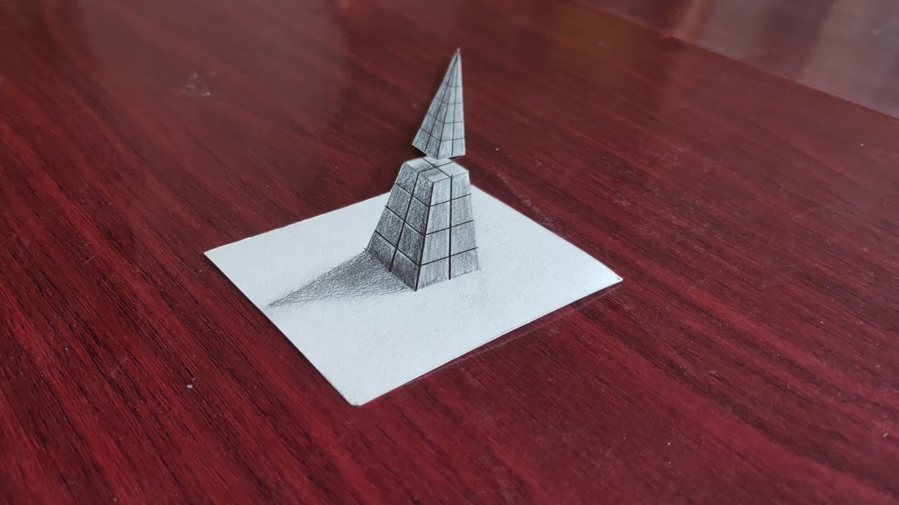 How To Draw Easy 3D Drawing || 3d drawing tutorial || Bcool Arts - YouTube