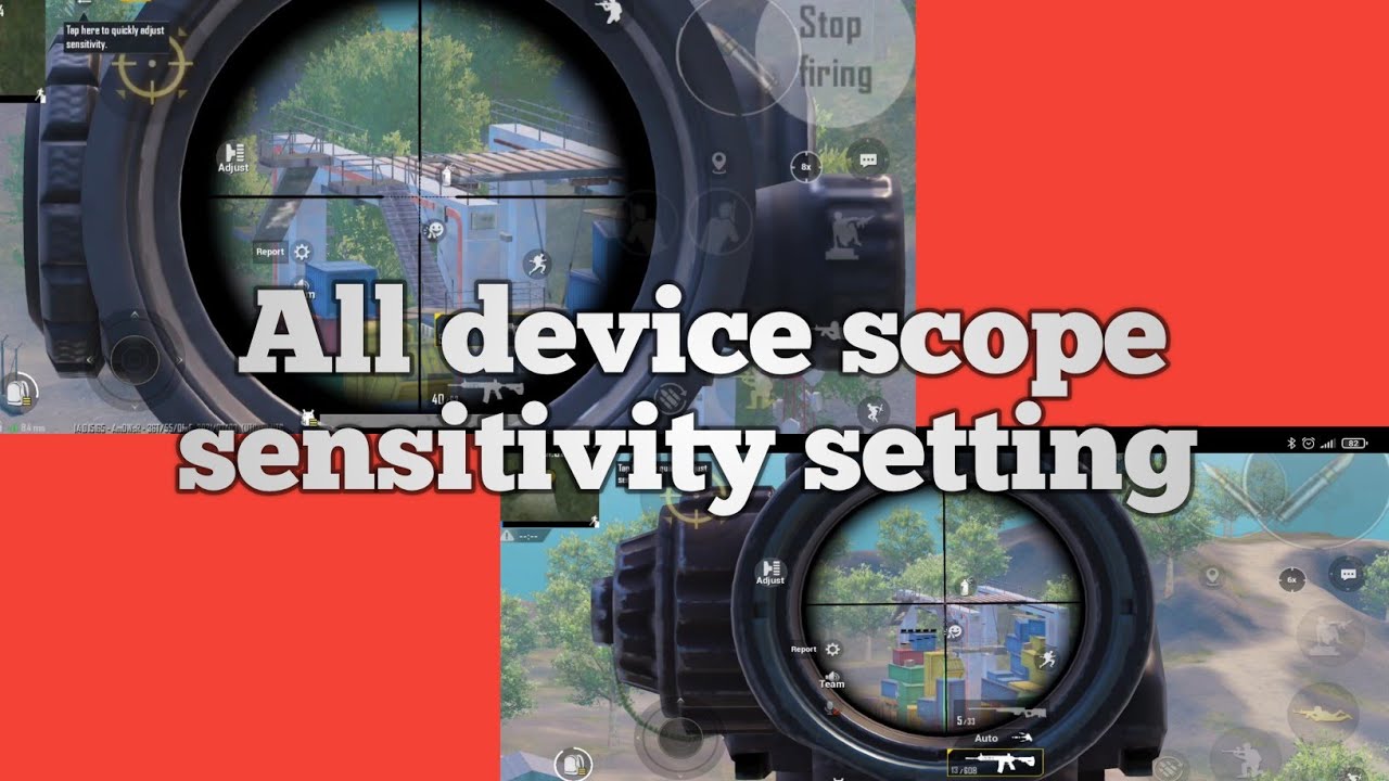 pubg mobile scope sensitivity setting All device - YouTube