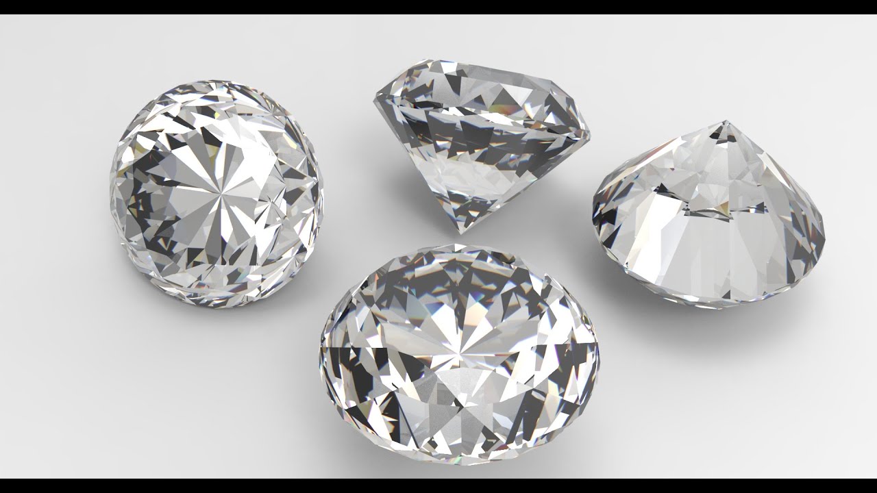 Autodesk maya 2020 tutorial--How to model a 3D diamond Gems for ...