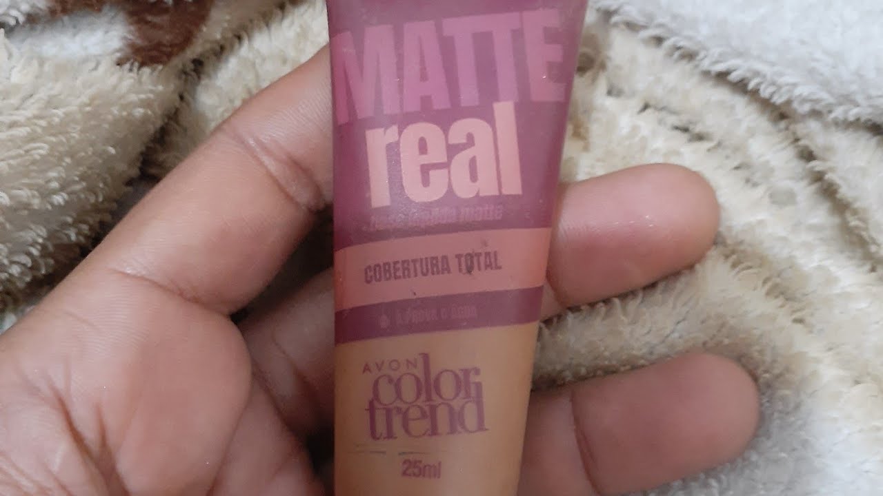 Base Avon Matte Real ela é boa?Testei - YouTube