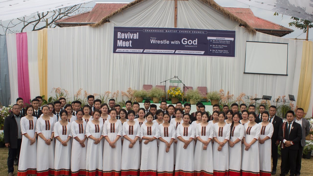 CHOZUBA VILLAGE BAPTIST CHURCH CHOIR AT REVIVAL MEET 2024 #CHIZAMI ...