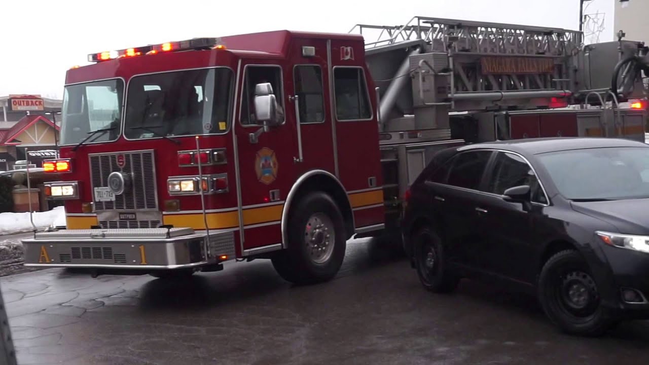 Niagara Falls Fire A1 Responding To Fire Call On Fallsview Blvd. - YouTube