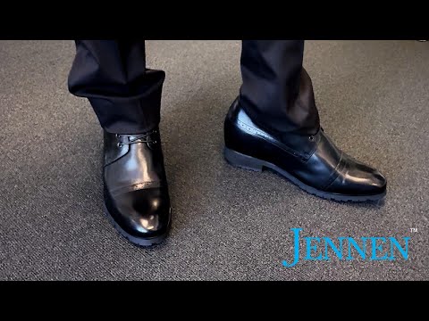 Sharp Black Elegance, Hidden 10cm Confidence | Mr. Varma Shoes by JENNEN