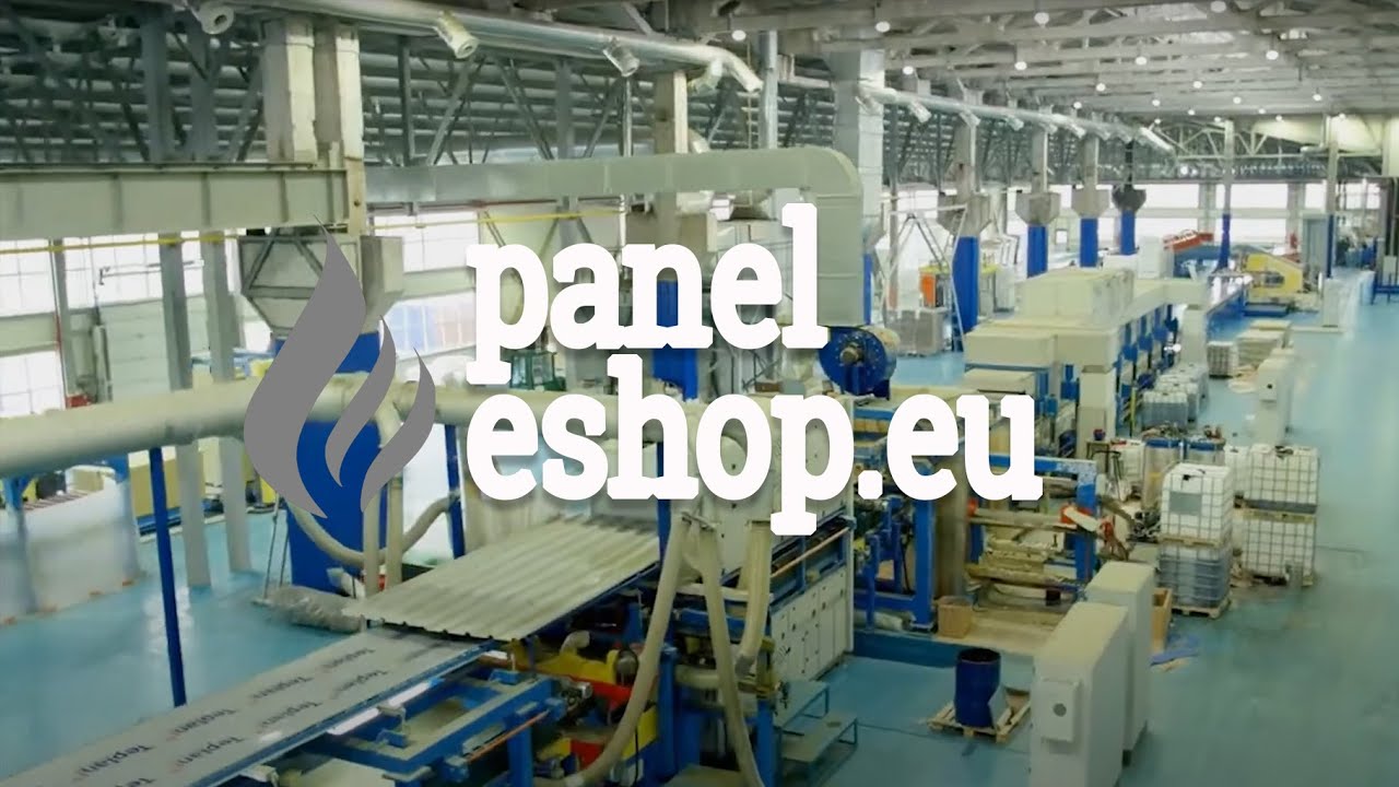 Sandwich panel production process – Paneleshop.eu - YouTube