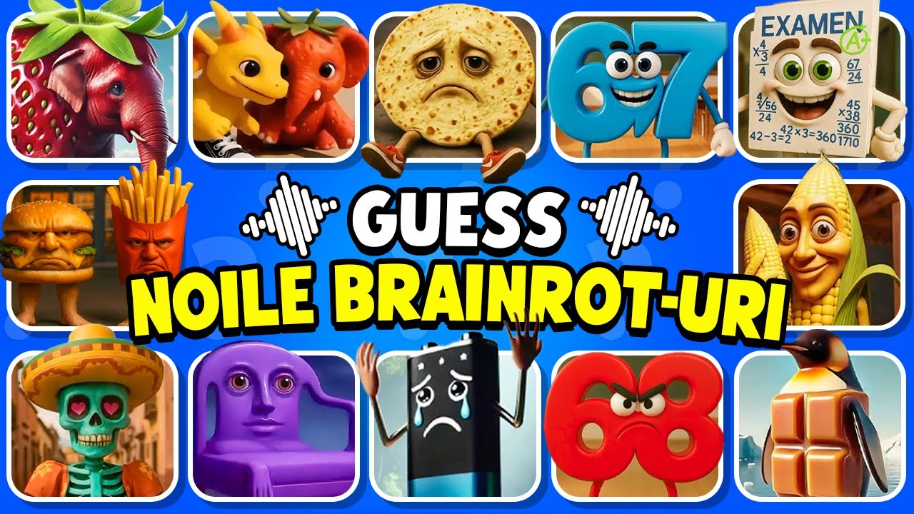 Ghicește NOILE MEME CU BRAINROT ITALIENE😱🎶 Potatung & Hamburgung, Corn ...