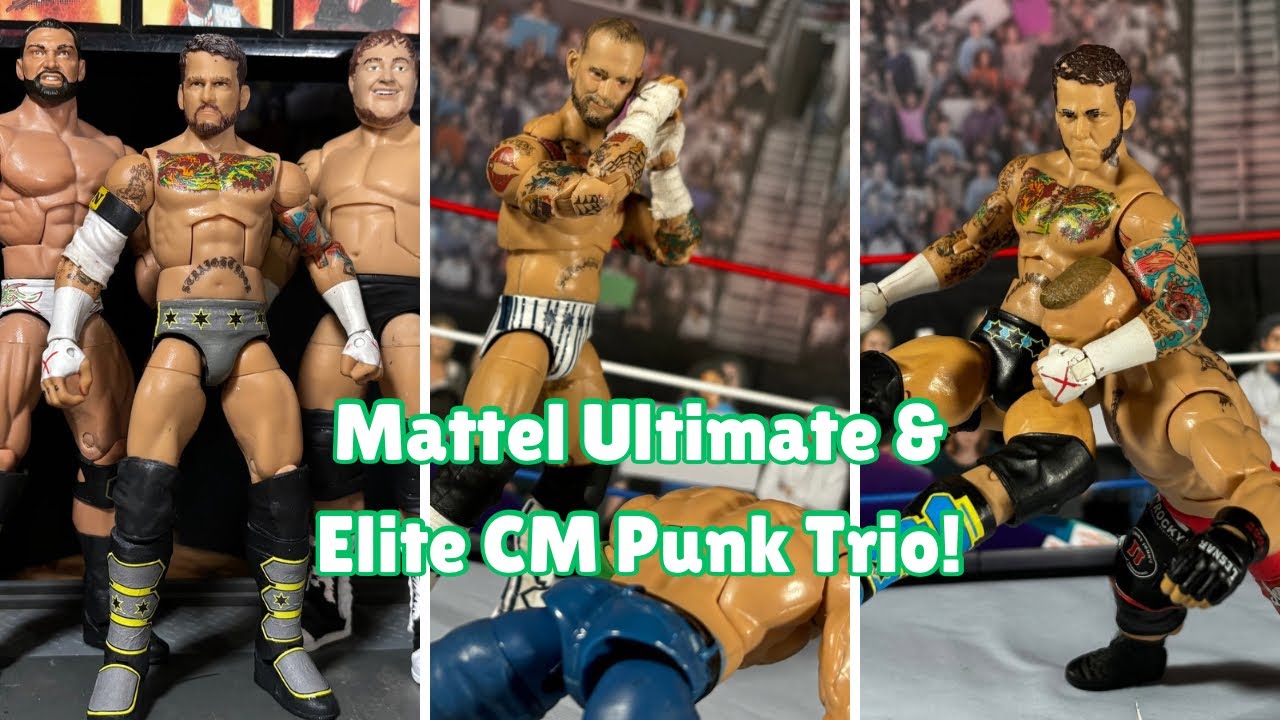 CM Punk Ultimate Edition & Elite Trio! - WIP Wednesday - YouTube