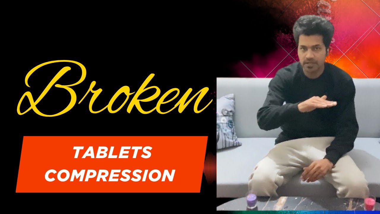 Broken tablets in compression stage(solution 1) # fette#pharmacy - YouTube