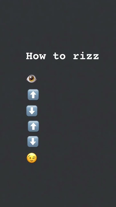 TUTORIAL: how to RIZZ - YouTube