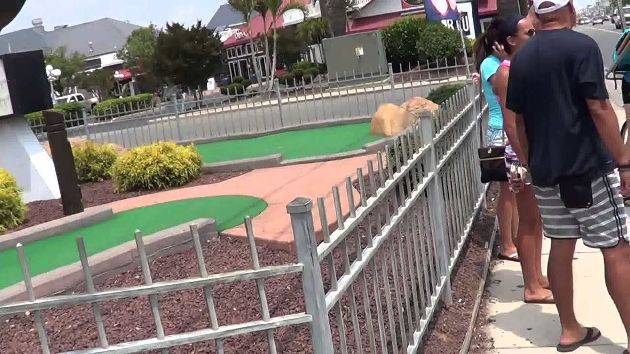 Ocean City mini golf - YouTube