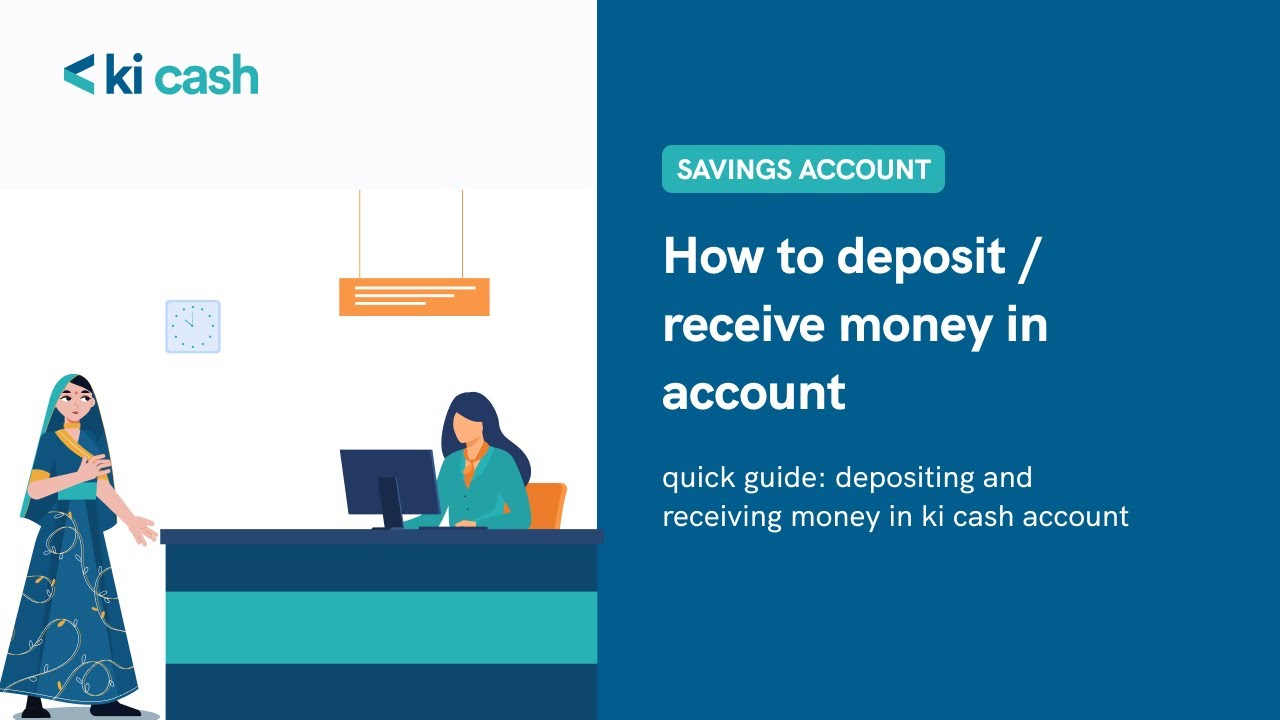 How to deposit or receive money in ki cash account - YouTube