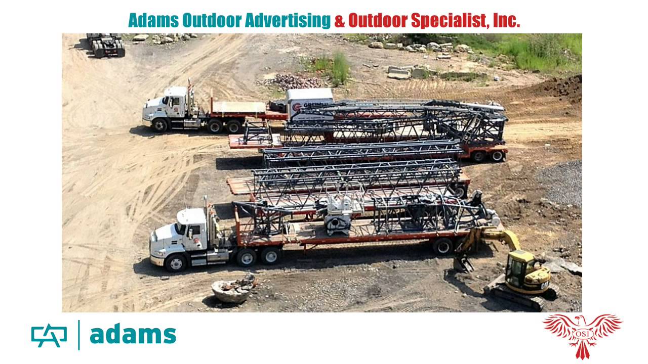 Moving A 100' Tall Billboard - Outdoor Specialist, Inc. For Adams ...