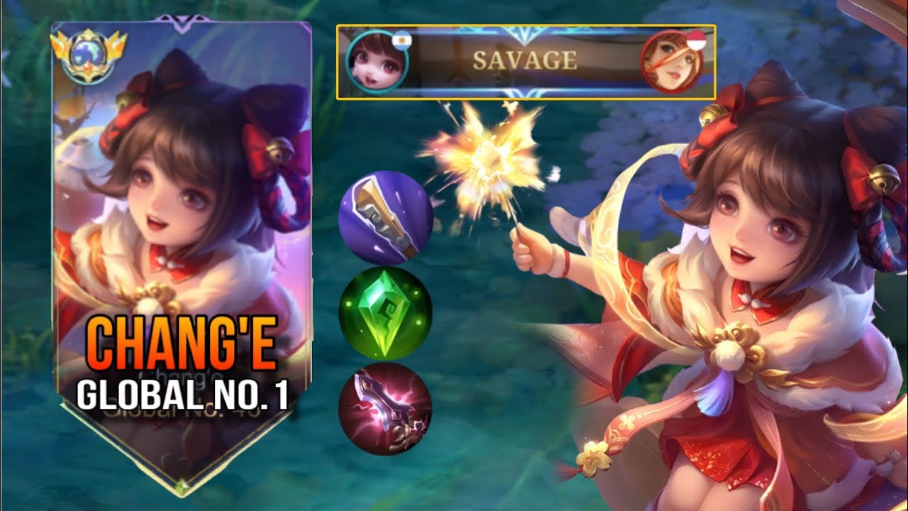 FINALLY ‼️CHANG’E SUPER ATTACK SPEED BUILD IS HERE!! (Insane damage ...